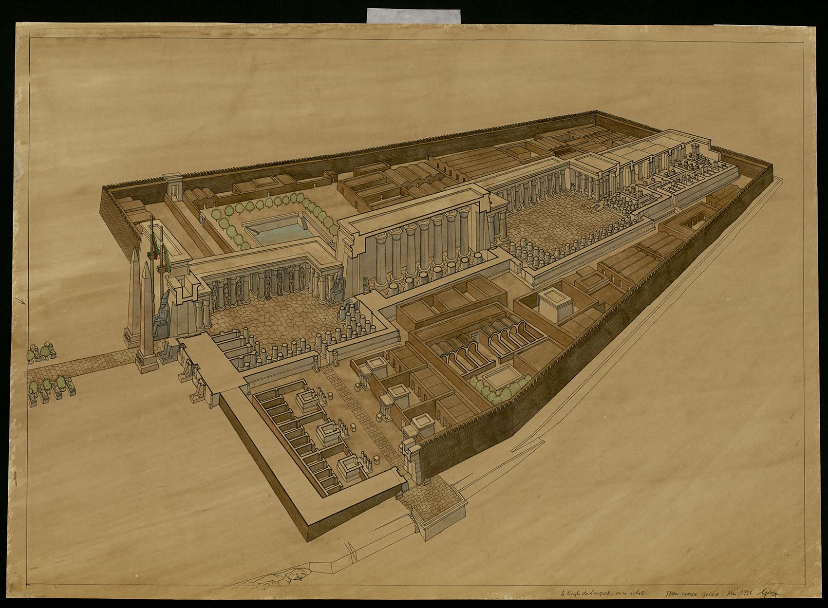 Thèbes (Louqsor), le temple d'Amon - Jean-Claude Golvin